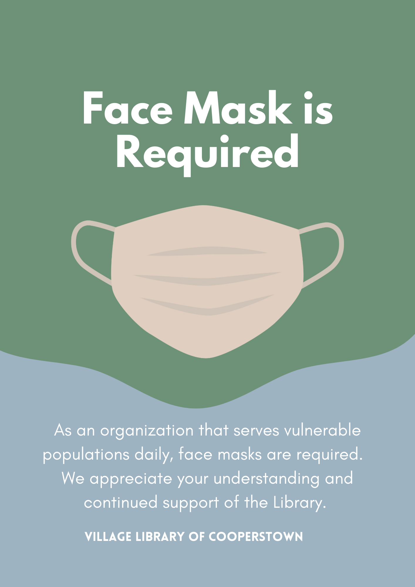 Updated Mask Rules 8.4.2021 – Village Library of Cooperstown